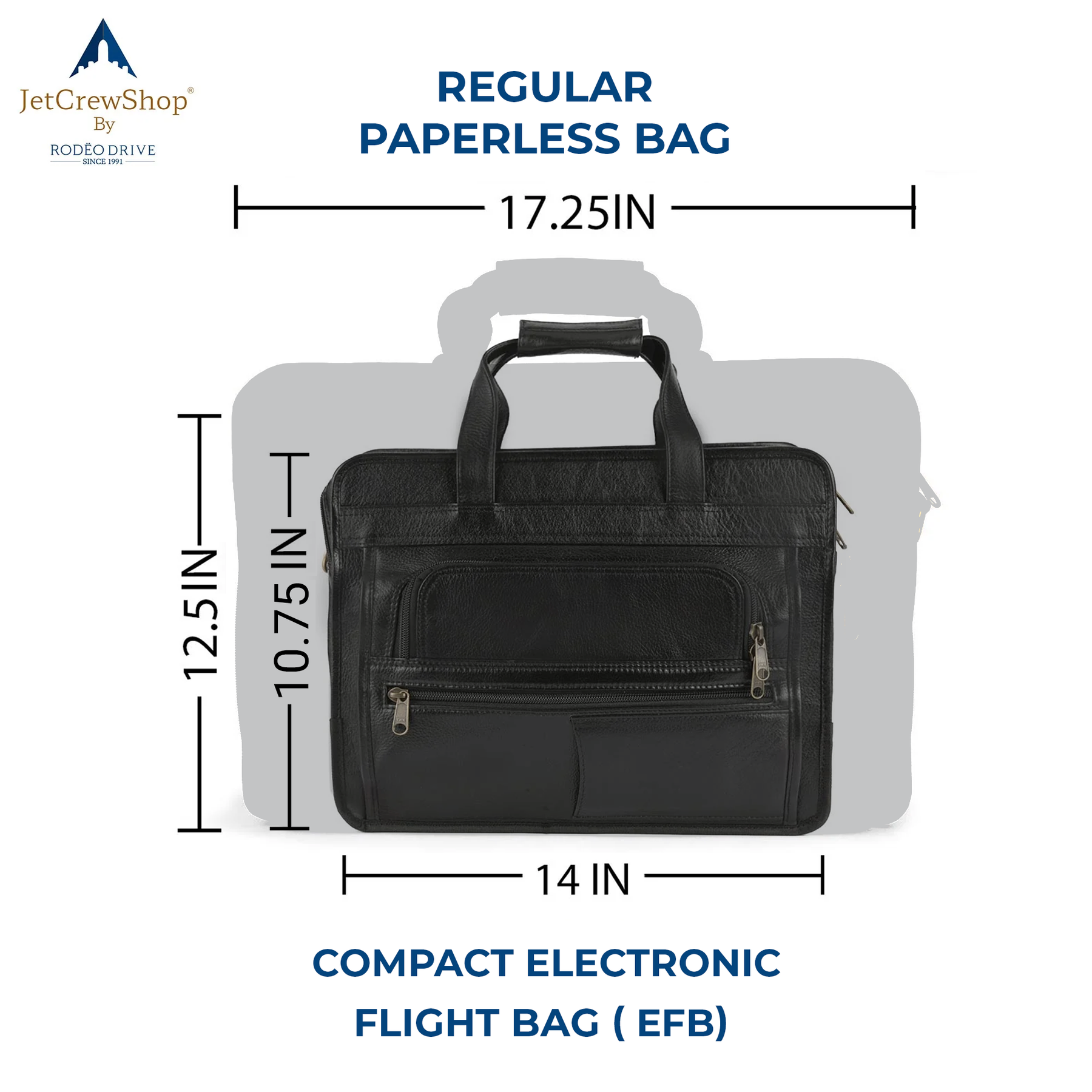 Pilot Bags | Airline Compliant Leather Flight Luggage Bag - BomCrewMall