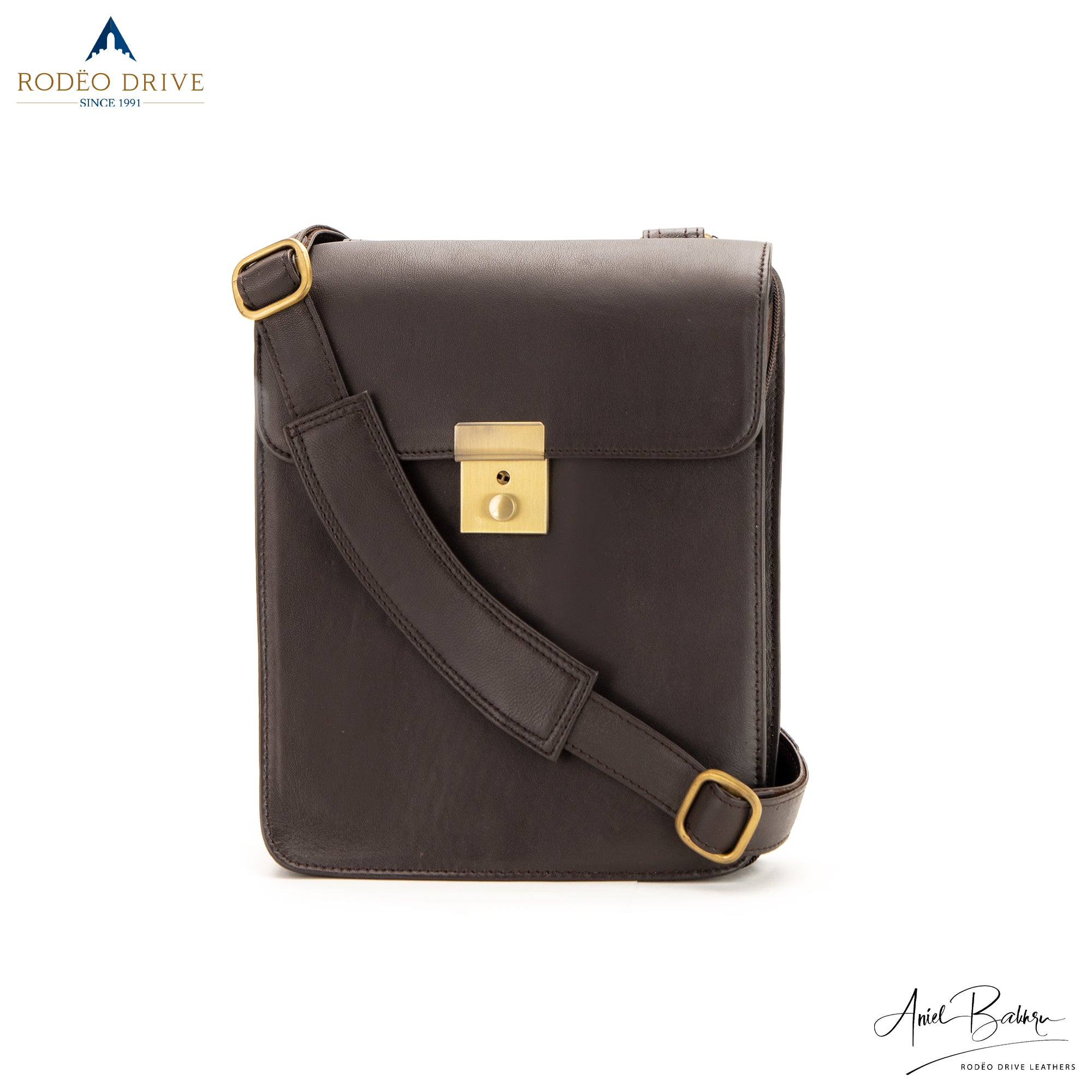 Folding Brown Merce Tote Bag - Shop Now!