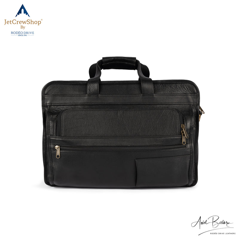 Pilot Bags | Airline Compliant Leather Flight Luggage Bag - BomCrewMall